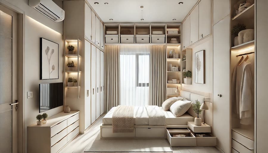 Mobilier pentru dormitor mic: soluții practice și elegante | Rom Decor